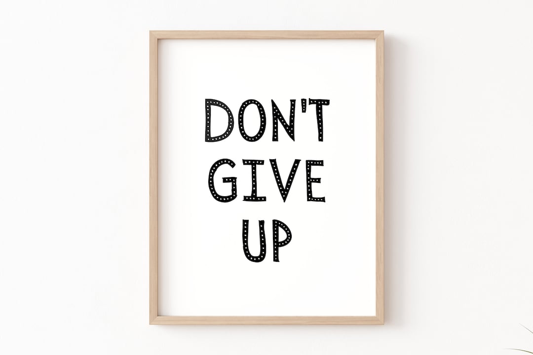 Don't Give Up, Growth Mindset, Kids Positive Affirmations, Educational ...
