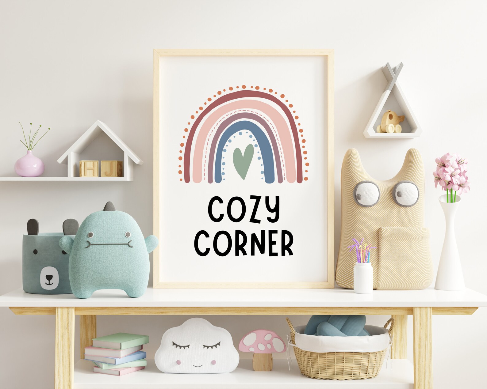 Cozy Corner Printable, Boho Classroom Decor, Playroom Wall Decor ...