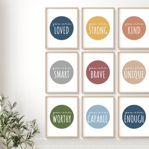 Positive Affirmation Posters, Boho Classroom Decor, Classroom Posters ...