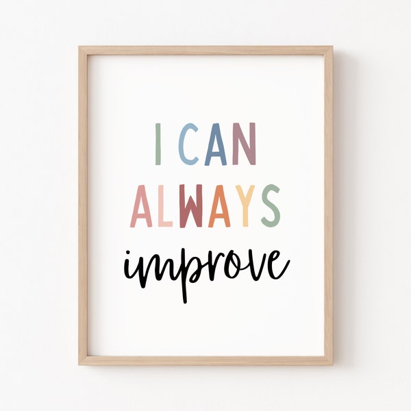 Positive Motivation Affirmation Wall Art - Etsy