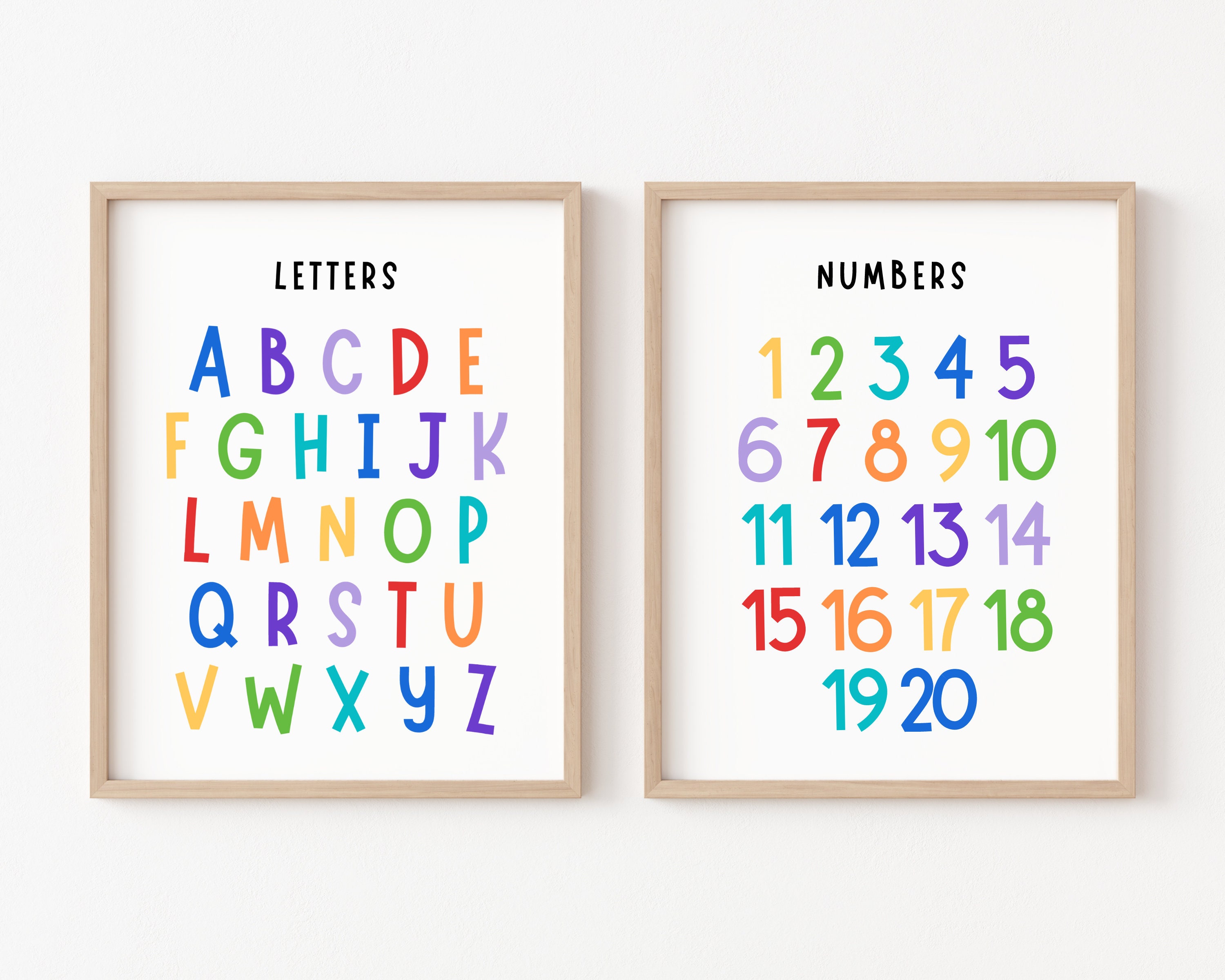 Set of 9 Educational Wall Art Classroom Posters Homeschool - Etsy