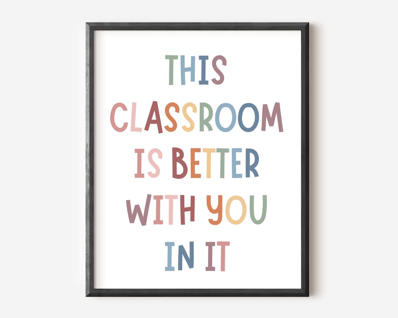 This Classroom is Better With You in It, Boho Classroom Decor ...