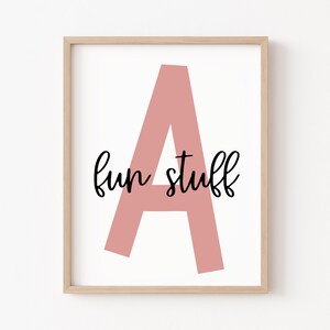 This is Where the Fun Stuff Happens Set of Playroom Prints Playroom ...