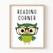 Reading Corner Printable, Classroom Poster, Reading Corner Sign Nook ...