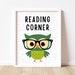 Reading Corner Printable, Classroom Poster, Reading Corner Sign Nook ...