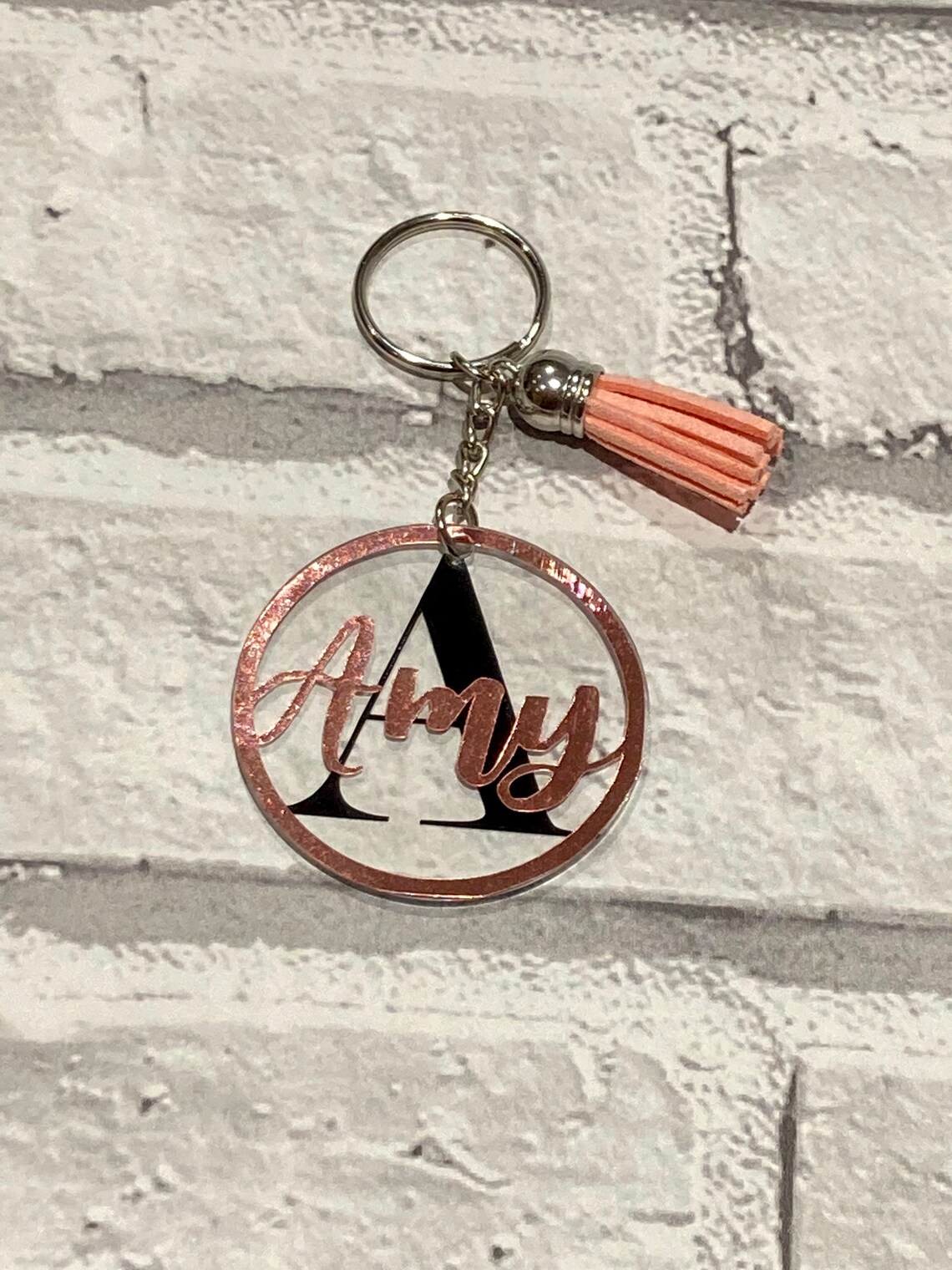 Personalised Keyring, Name Keyring, Name Keychain, Personalised ...