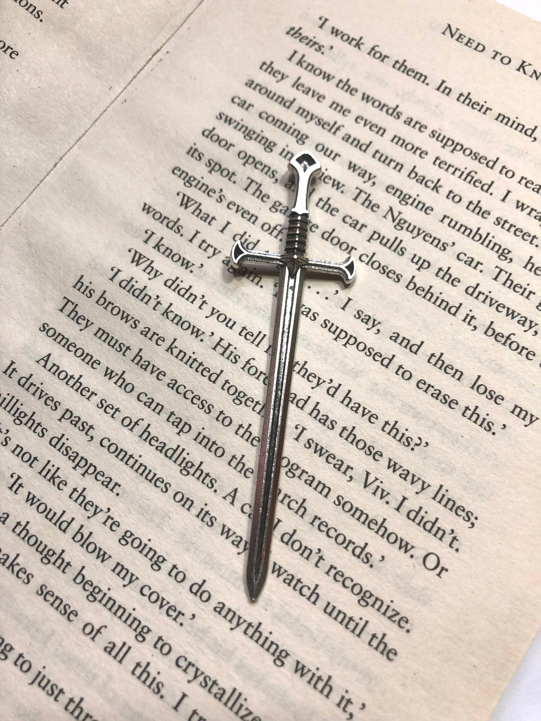 Mini Metal Sword Bookmark Historic Weapon Page Saver Cast Alloy Gift ...