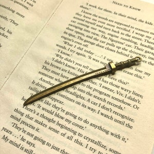 Mini Metal Sword Bookmark Historic Letter Opener Weapon Page Saver Cast ...