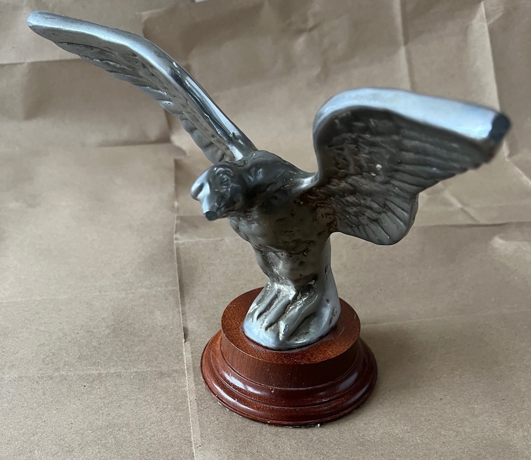 Mascot Eagle Hood Ornament Radiator Cap Automobile Auto Car Automobile ...