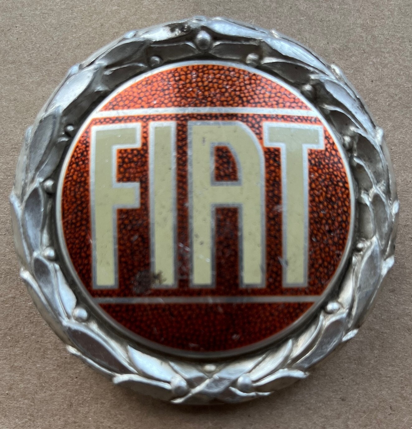 Badge Fiat Auto Car Automobile Badge Made of Hard Compound Marked f ...