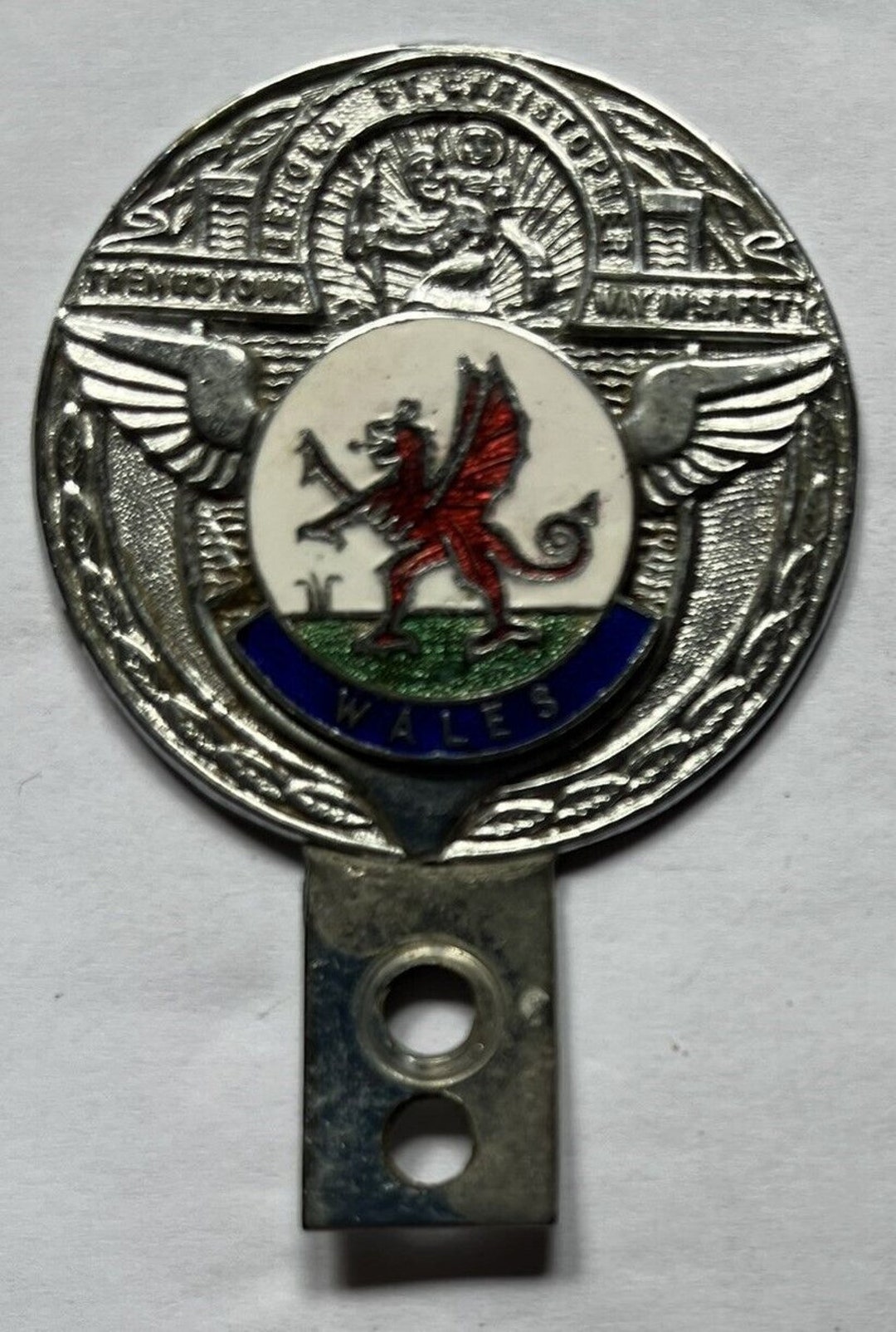 Badge Saint-christopher Auto Car Grill St-christopher Ireland Irish - Etsy
