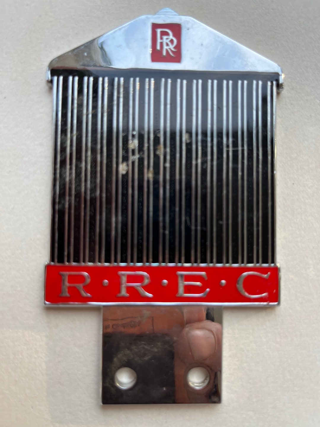 Badge Rolls-royce & Bentley RREC Auto Automobile Car Radiator Grille ...
