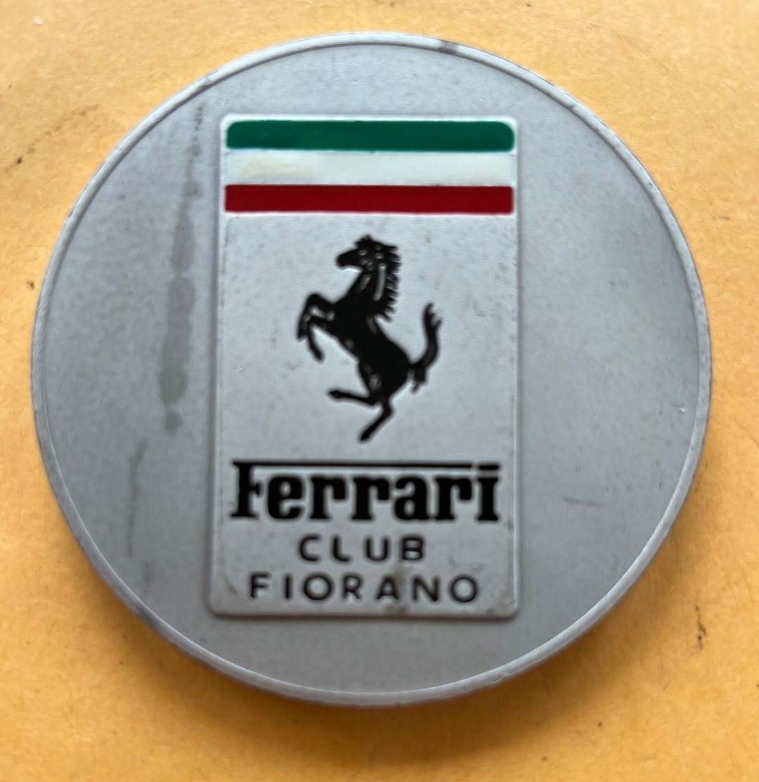 Badge Auto Car Racing Italy Italia 1990 Ferrari Club Fiorano Evoluzione ...