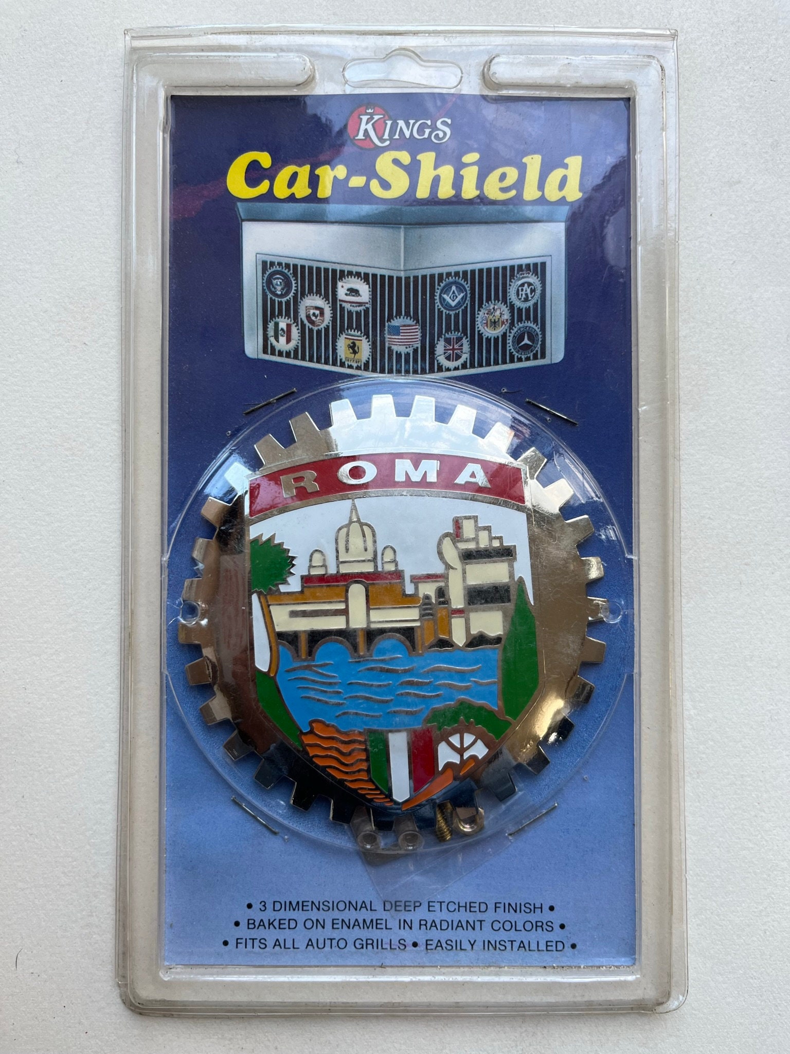 Badge Kings Car Shield Italy Italia Roma Roman Automobile Auto Car ...