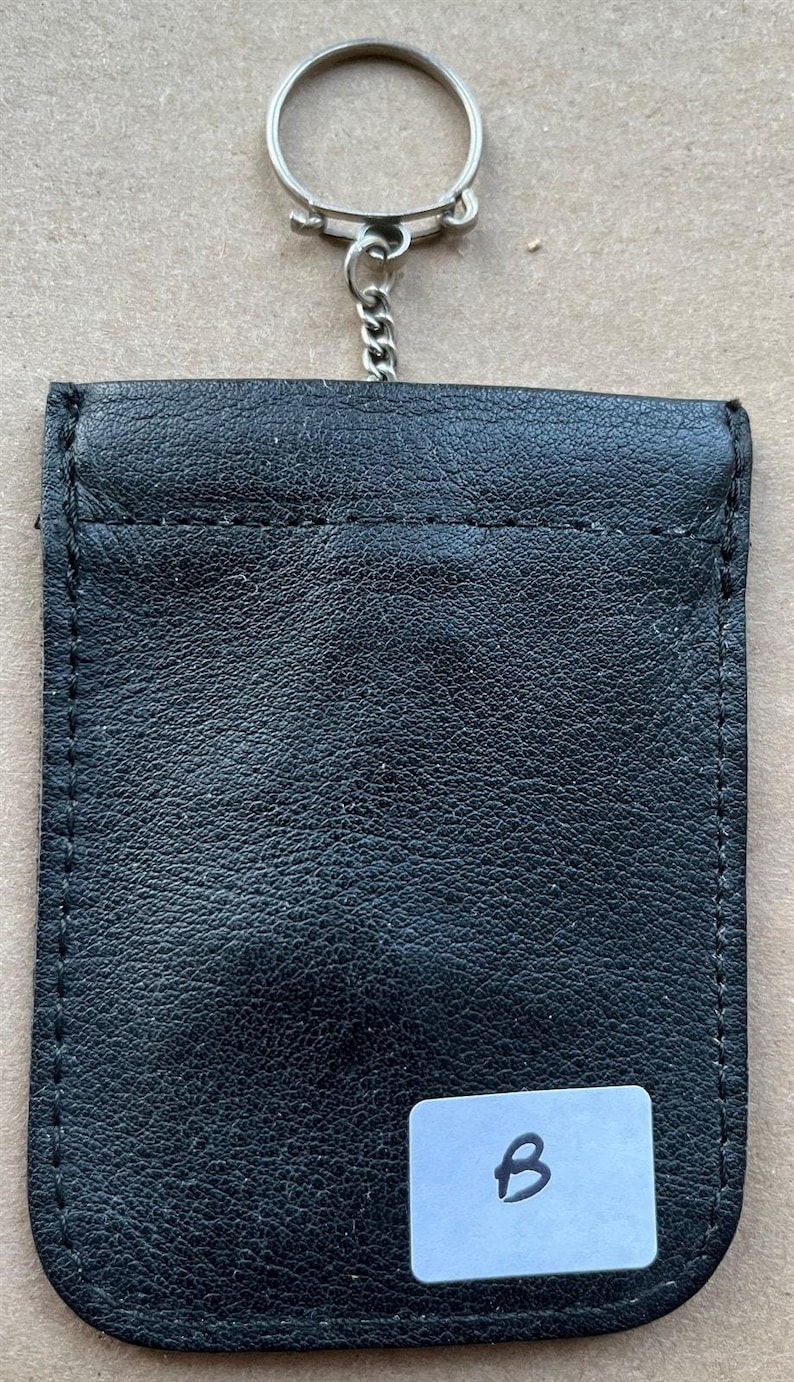 Porsche Original Vintage Porsche Key Chain Keyfob Pouch Case Leather ...