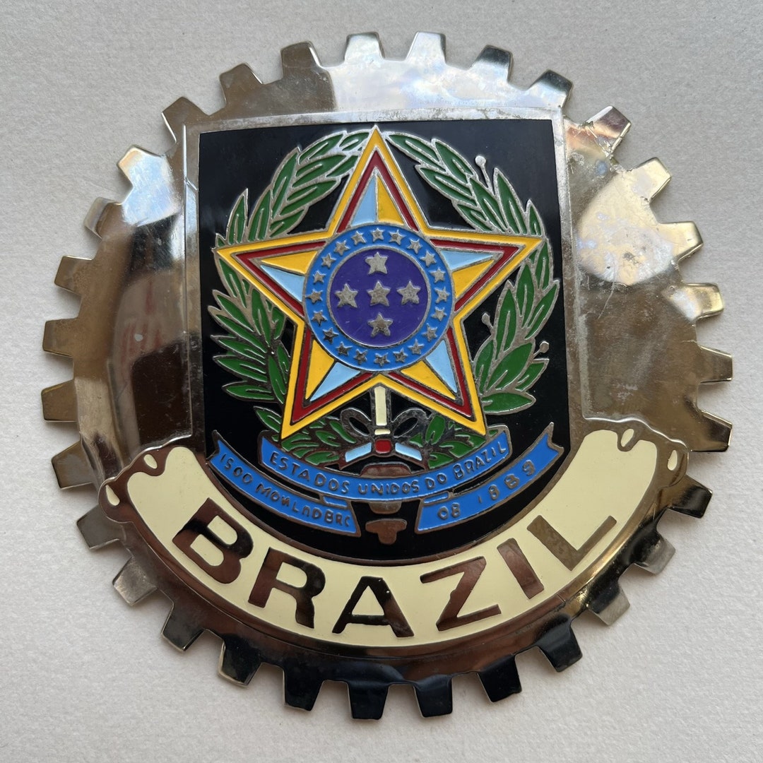 Badge Kings Car Shield Brazil Brazilian Automobile Auto Car Radiator - Etsy