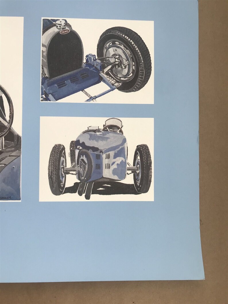 Bugatti Print of Type 35 by Danielle Dessart Limited Edition Lithograph ...