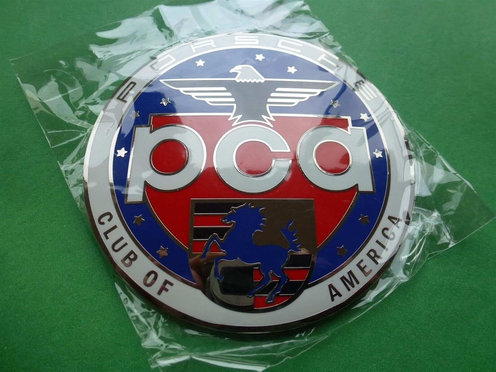 Badge Porsche Auto Car Pca Porsche Club of America Usa Grill Radiator ...