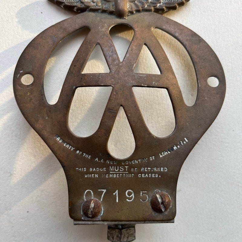 Vintage Aa Badge - Etsy UK