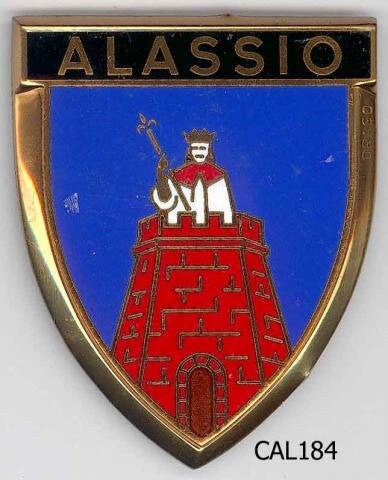 Badge Romagna Italia Italy Italian auto car NOS 1950s original made of ...