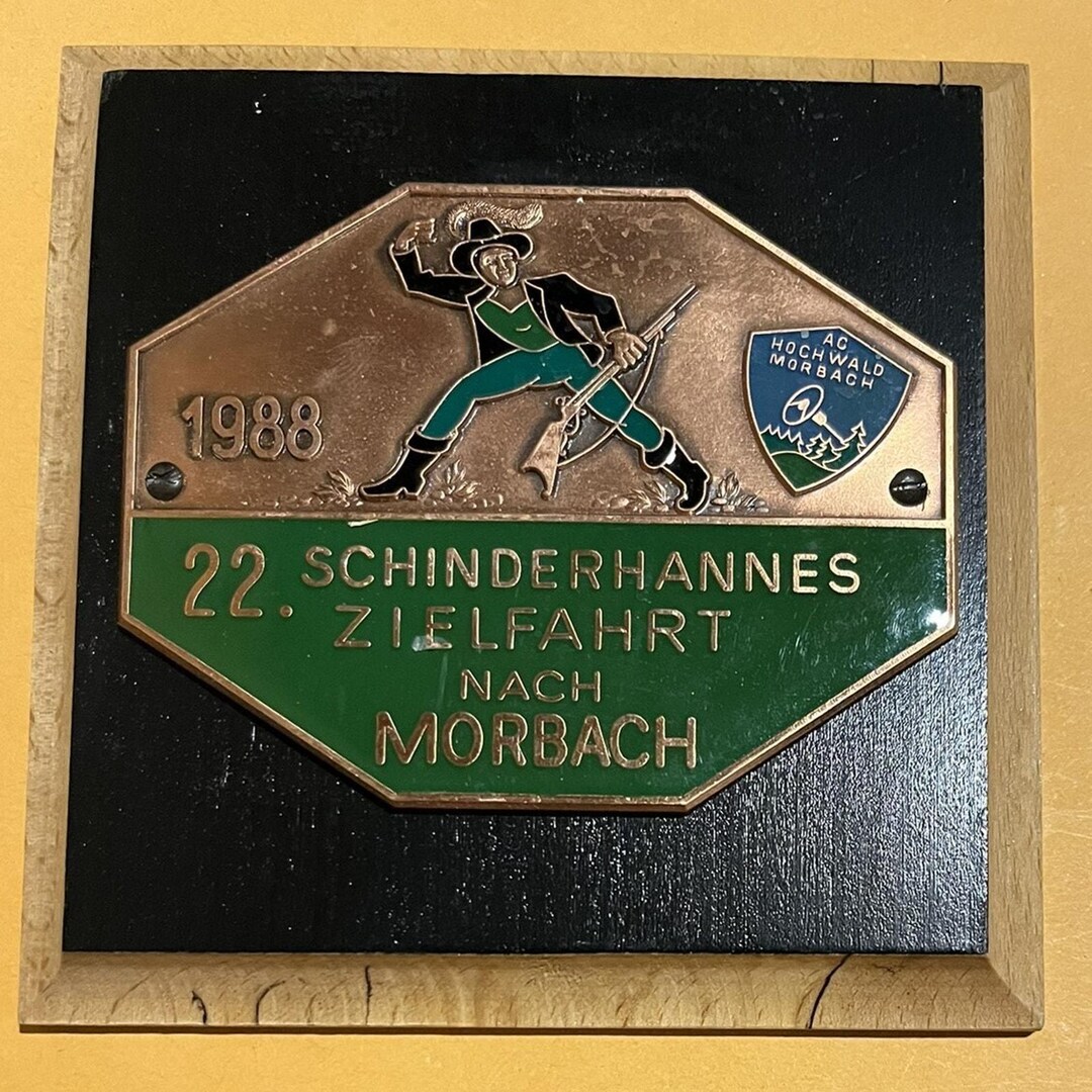 Badge Auto Car German Rally Tour Club Grille Plaque ADAC #2315 1988 ...