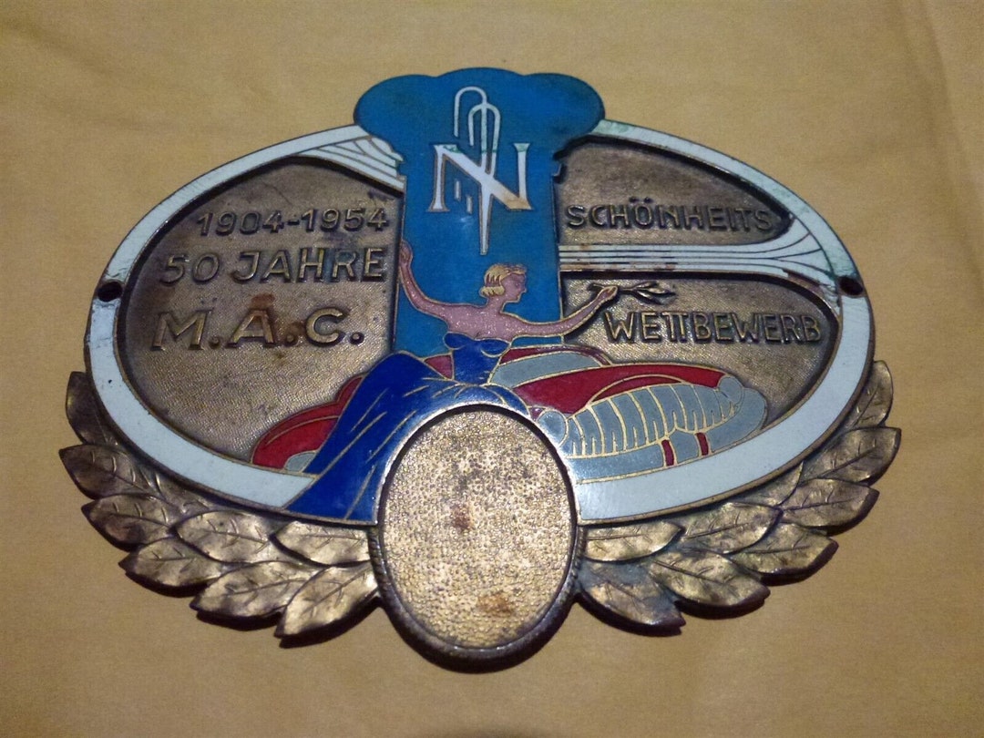 Badge Auto Car German Rally 316 1954 Bmw Mercedes Porsche Vw Mac Bmw - Etsy