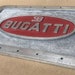 Bugatti Original Large Cast Iron Plate Sign From A4 Cylinder T73A ...