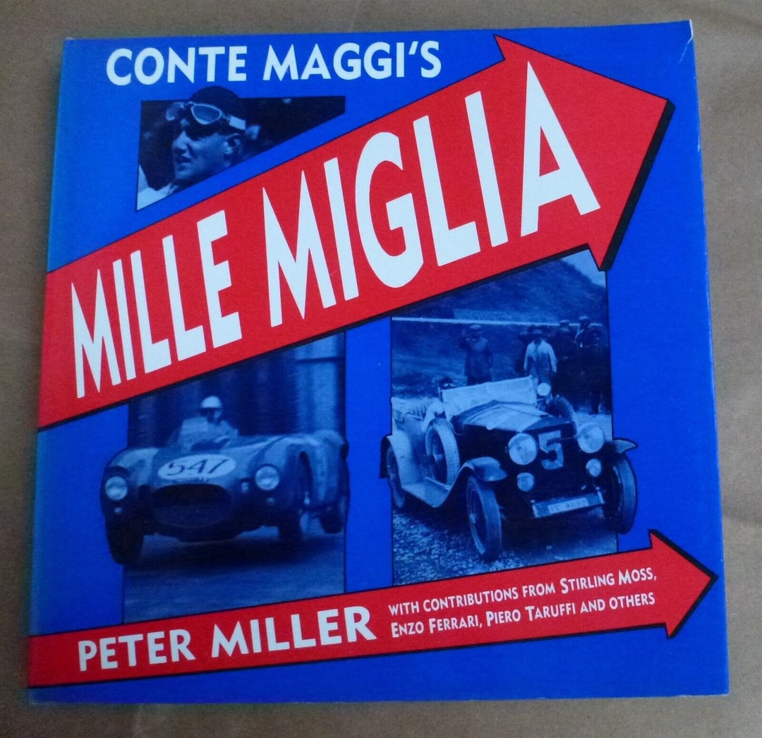 Book Conte Maggi's Mille Miglia by Miller 1988 164 Pgs - Etsy