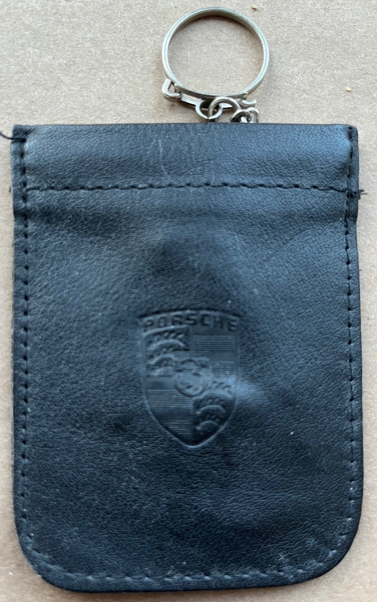 Porsche Original Vintage Porsche Key Chain Keyfob Pouch Case Leather ...