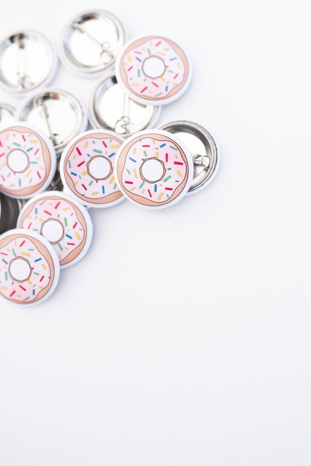 Donut Button - Etsy