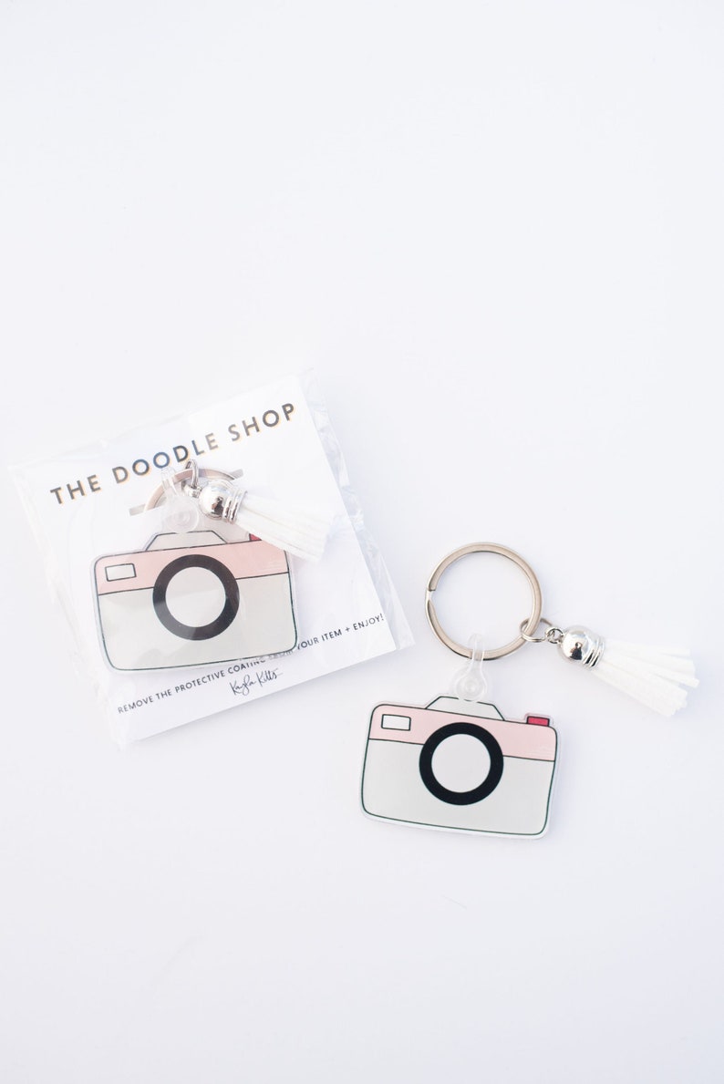 Camera Keychain - Etsy