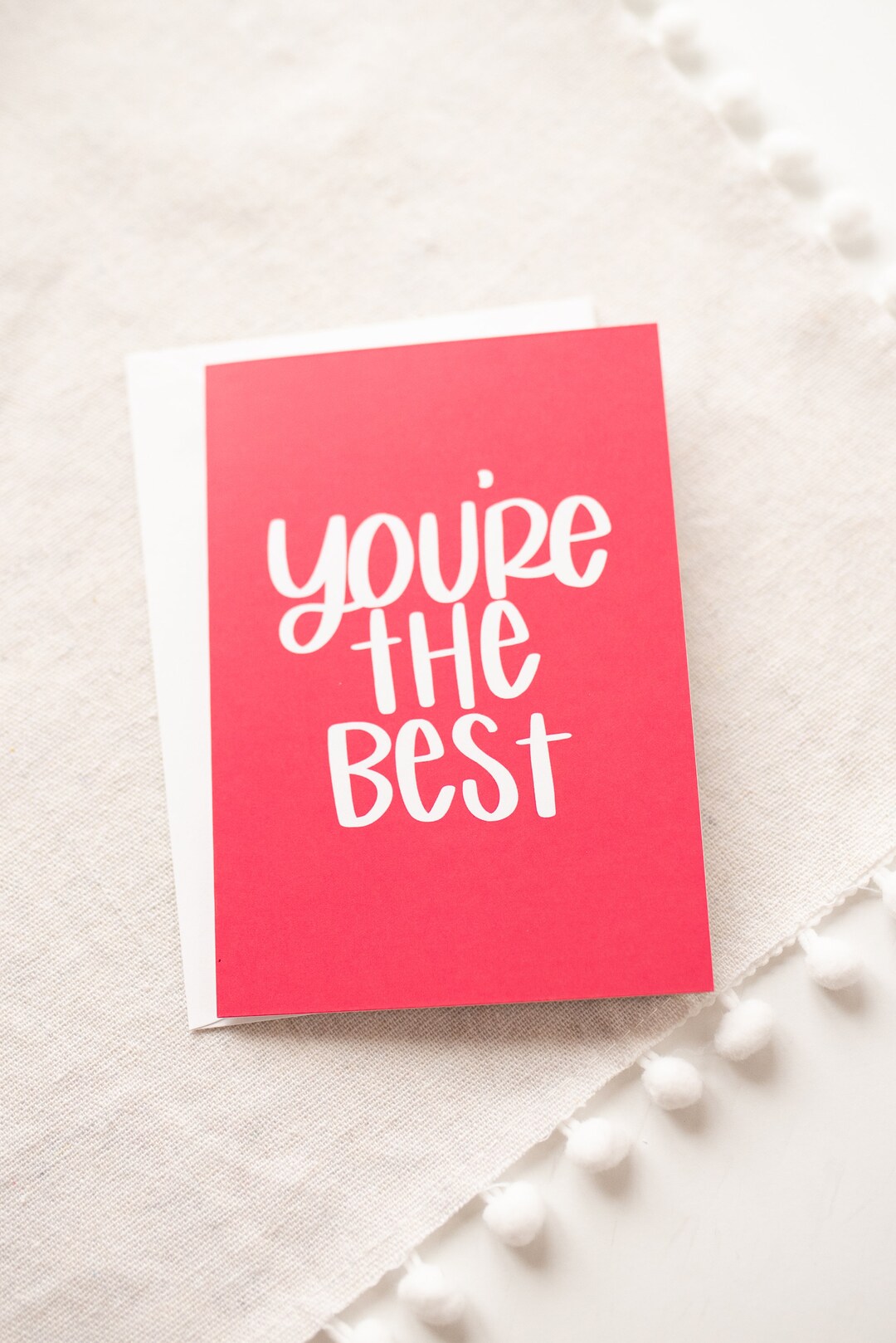 You're the Best Greeting Card - Etsy