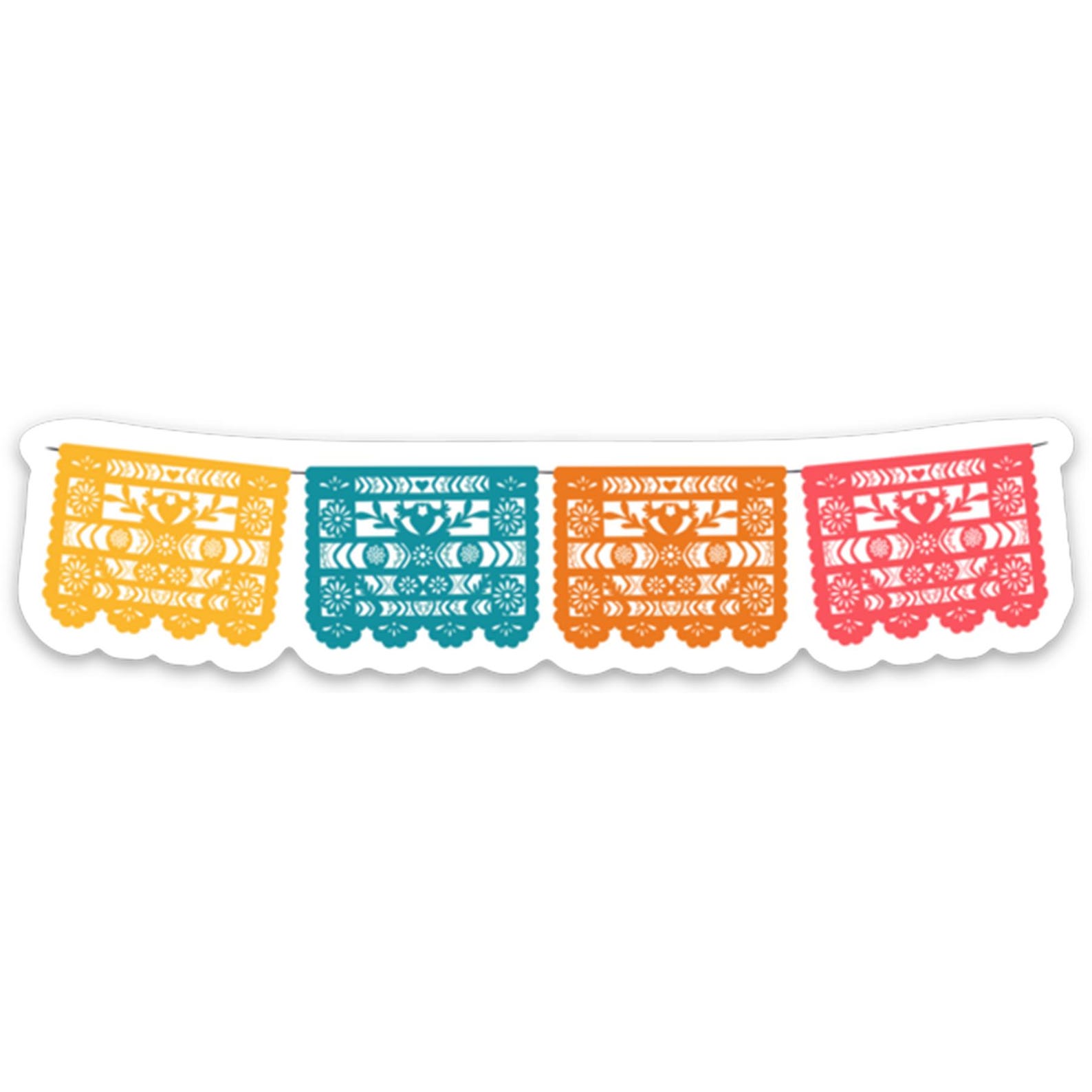 Papel Picado Sticker - Etsy