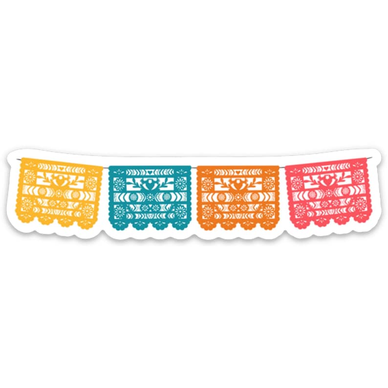 Papel Picado Sticker - Etsy