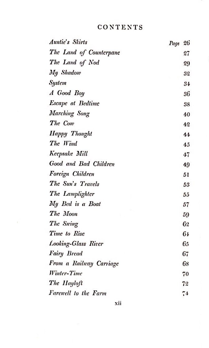 A Childs Garden of Verses by Robert Louis Stevenson 1895 PDF Book ...