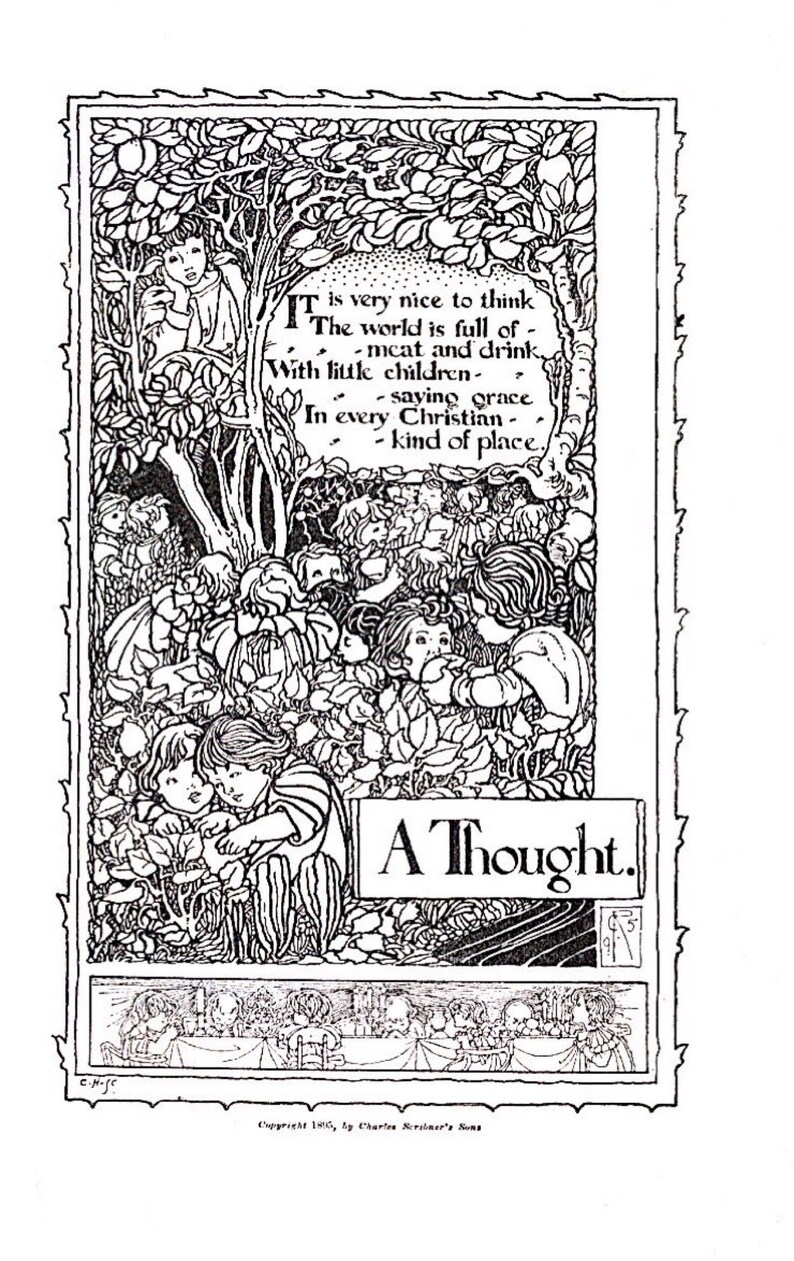 A Childs Garden of Verses by Robert Louis Stevenson 1895 PDF Book ...