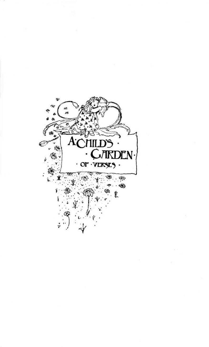 A Childs Garden of Verses by Robert Louis Stevenson 1895 PDF Book ...