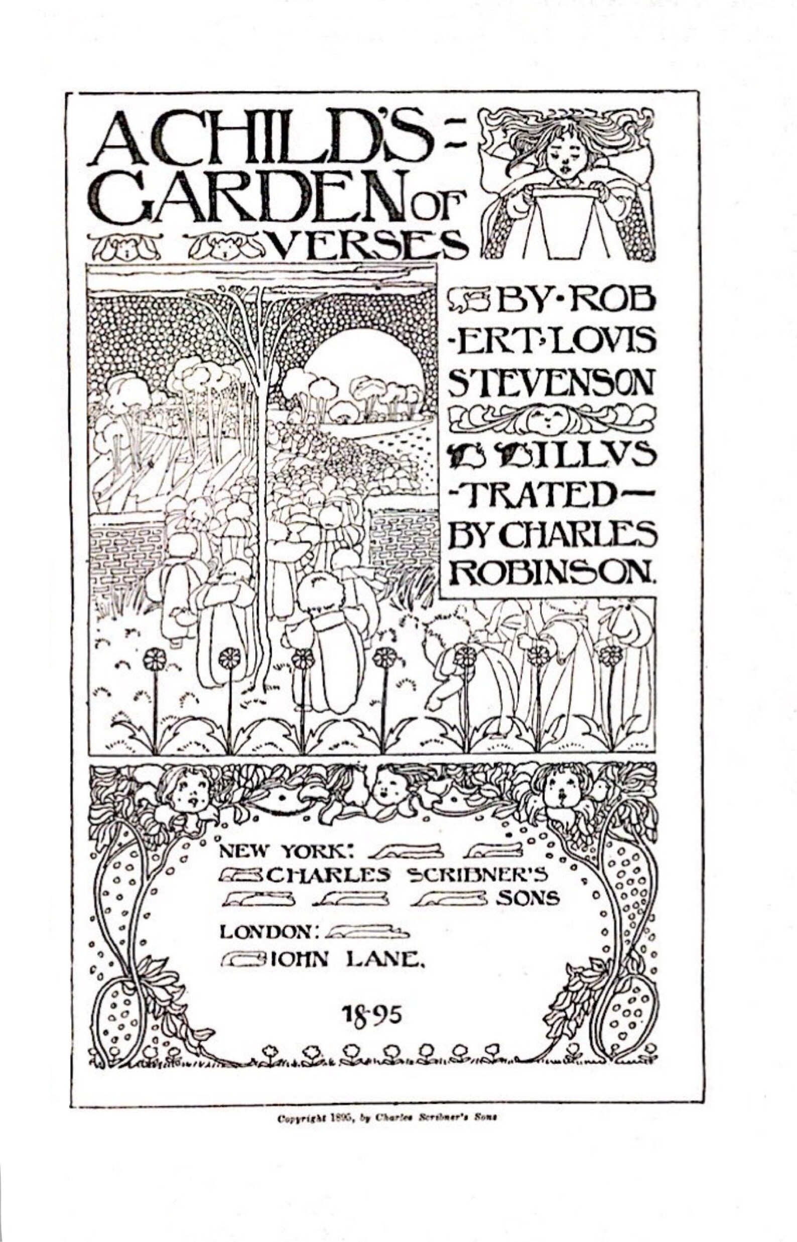A Childs Garden of Verses by Robert Louis Stevenson 1895 PDF Book ...