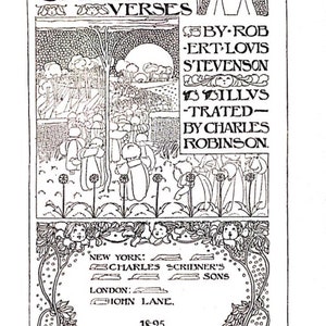 A Childs Garden of Verses by Robert Louis Stevenson 1895 PDF Book ...