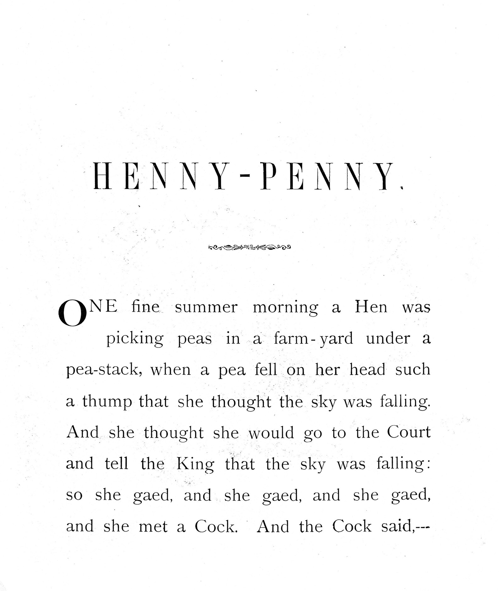 Nursery Rhyme Book the Adventures Henny Penny and Her Friends Antique ...