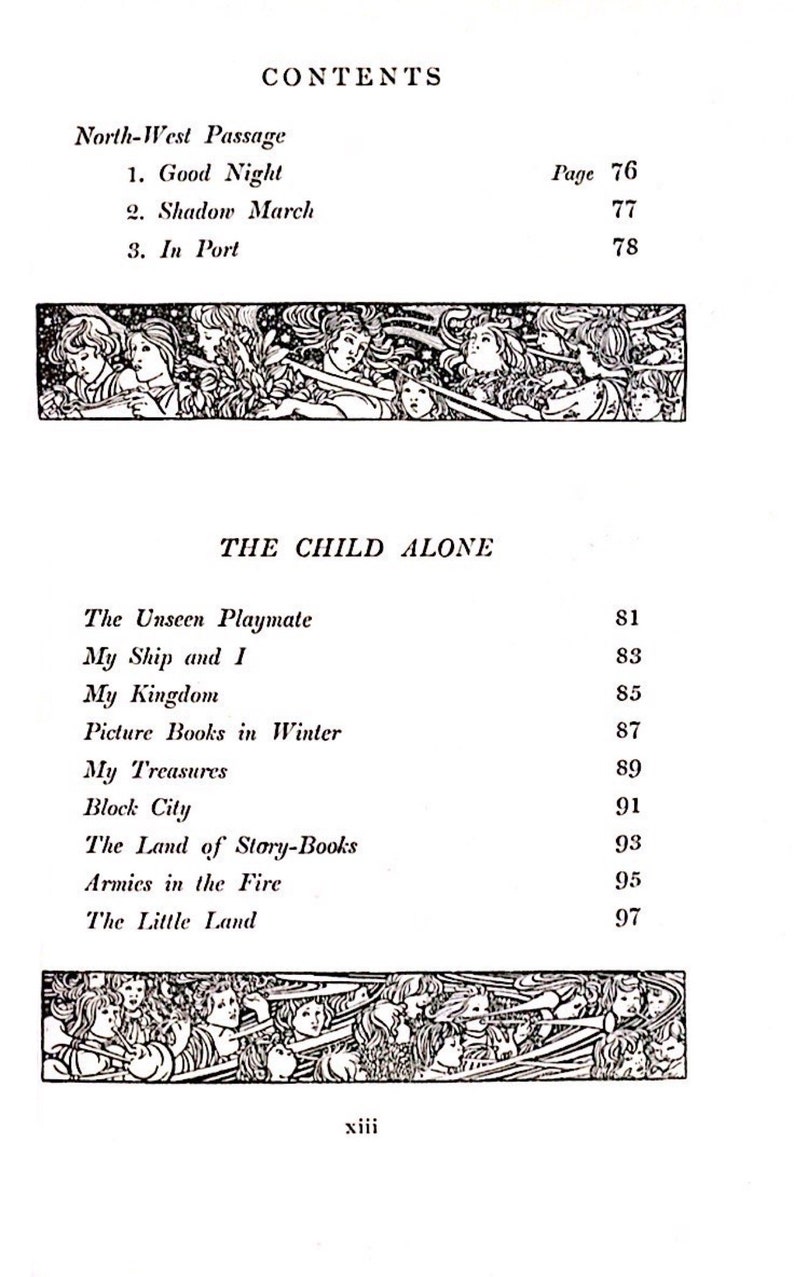 A Childs Garden of Verses by Robert Louis Stevenson 1895 PDF Book ...