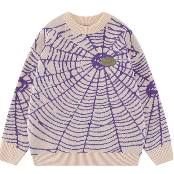 Spider Web Sweater - Etsy