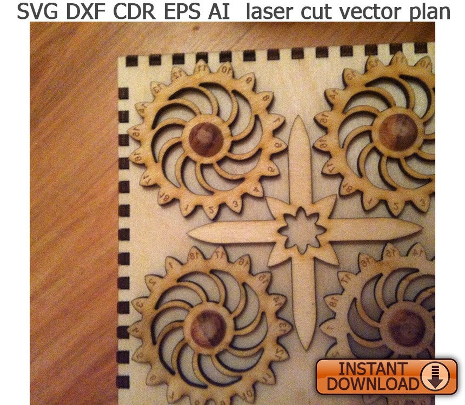Buy A Box With a Combination Lock. Laser Cut Files SVG DXF CDR Online ...