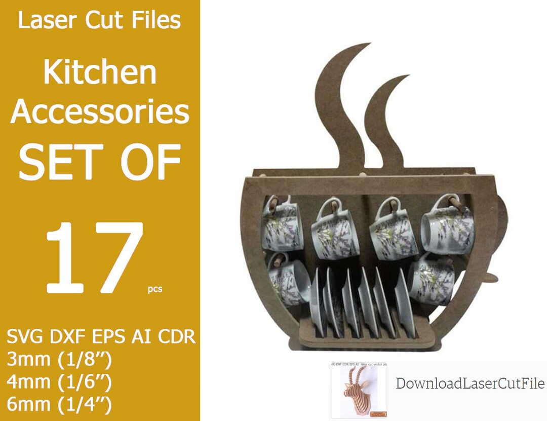 Kitchen/kitchen Laser/kitchen Plan/vector Plan/kitchen Cnc/cnc - Etsy