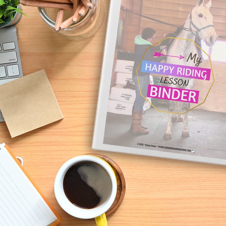 Horse Riding Lesson Journal: Printable Equestrian Binder (PDF) - Etsy