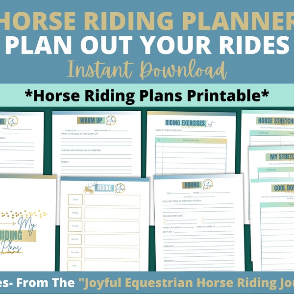 Printable Horse Plan - Etsy