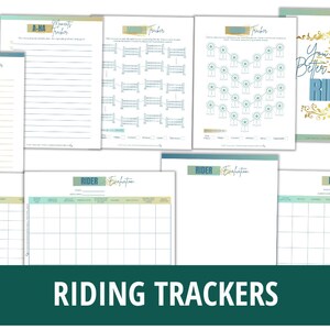 Complete Horse Riding Journal | Horse Riding Tracker | Horse Riding ...