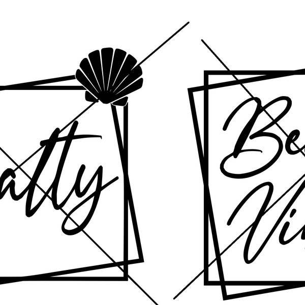 Salty Vibes Svg - Etsy