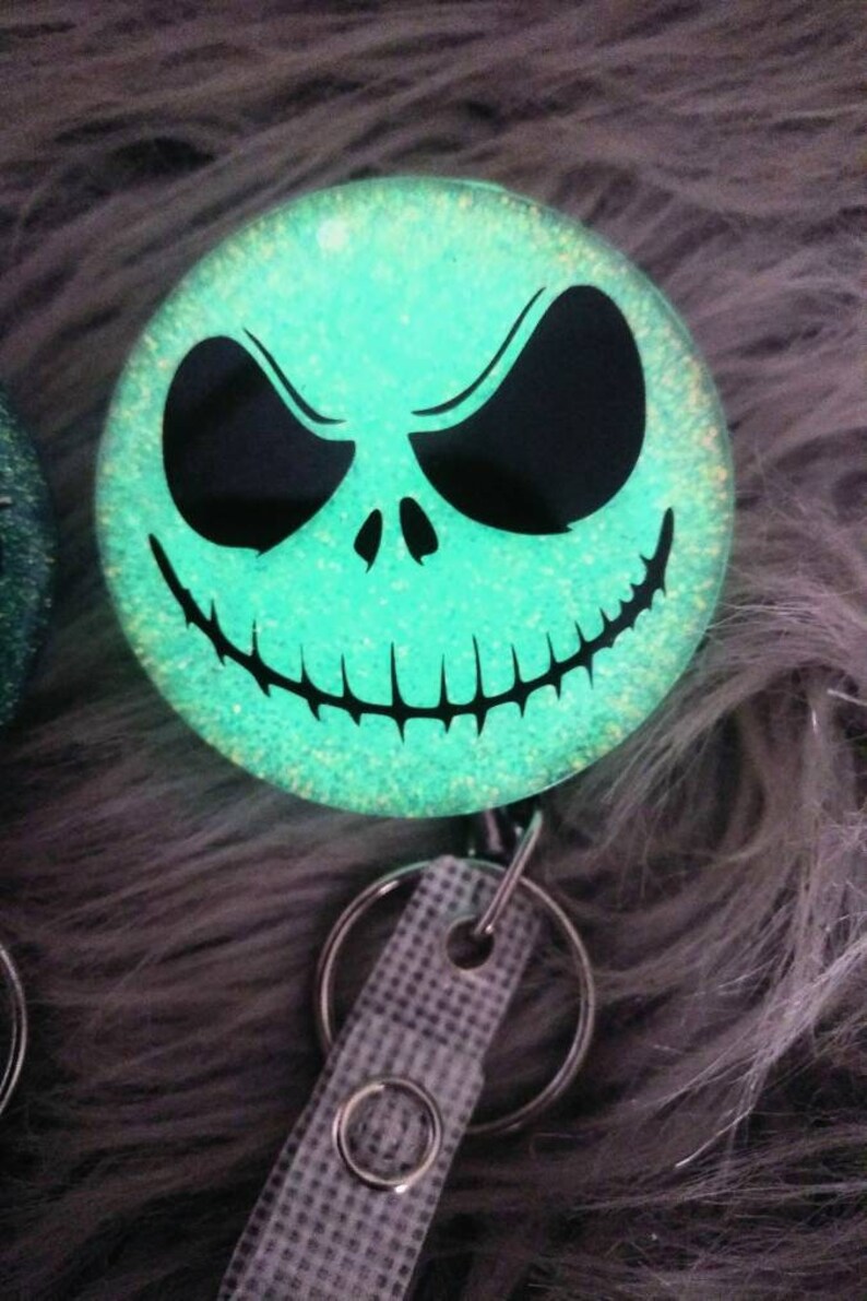 Jack and Sally Badge Reels - Etsy