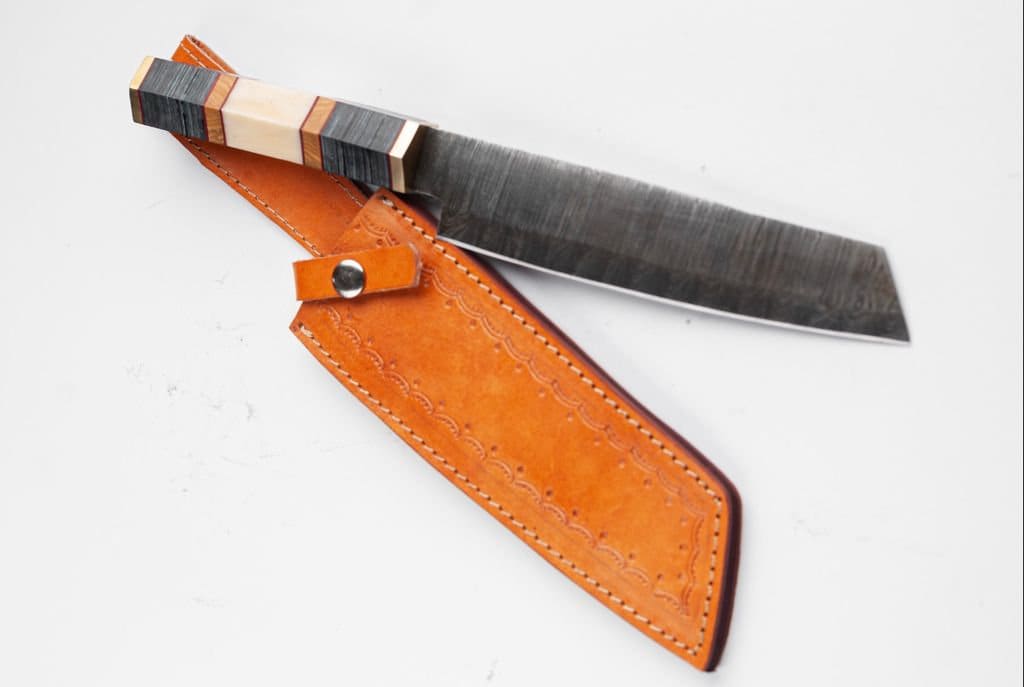 13-damascus-hand-forged-japanese-bunka-knife-hexagonal-multi-wood